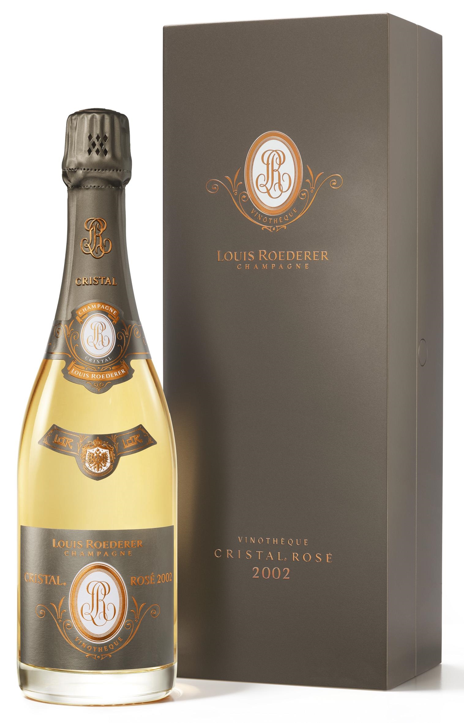 Louis Roederer Cristal Rosé Vinothèque Coffret 2000 - Maisons Marques ...